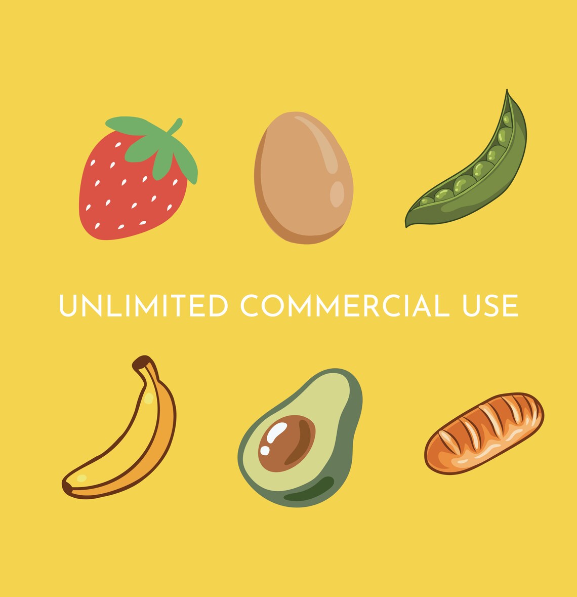 30 Food SVG Bundle - Files for Cricut or Silhouette - Clipart - Snack ...