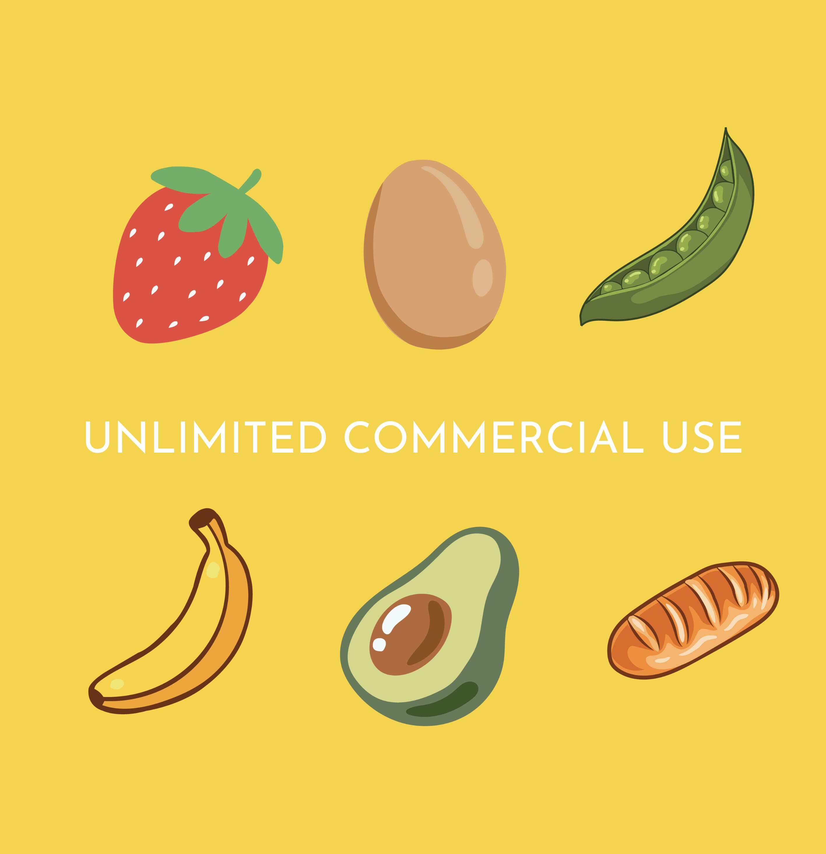 30 Food SVG Bundle - Files for Cricut or Silhouette - Clipart - Snack ...