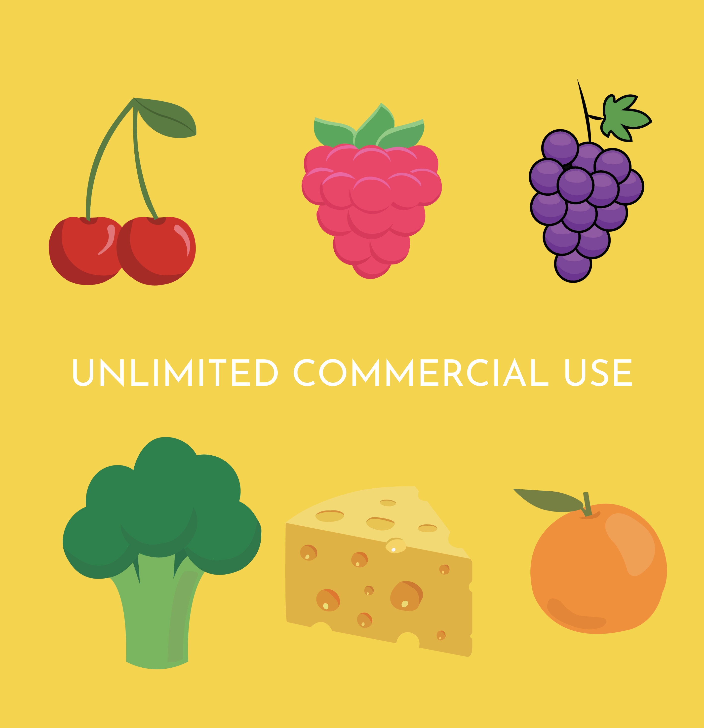 30 Food SVG Bundle - Files for Cricut or Silhouette - Clipart - Snack ...