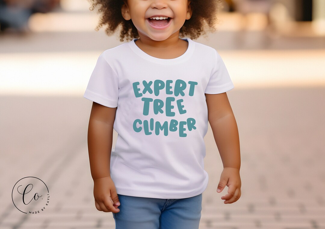 Expert Tree Climber Tee Kids T Shirt Funny Shirt Kids Shirt Shirt for ...