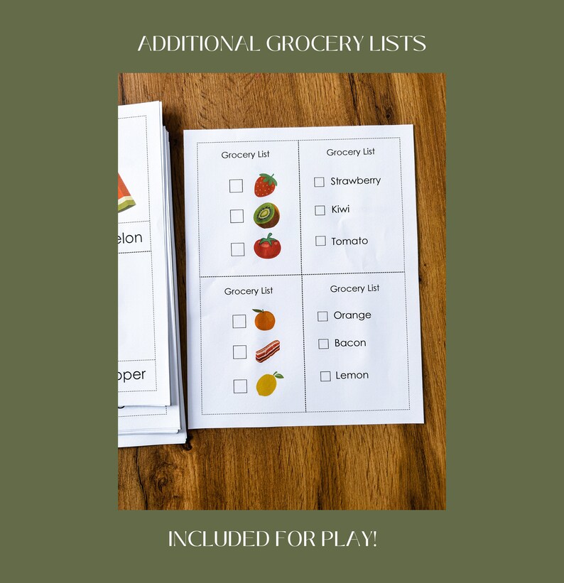 Printable Montessori Food Flash Cards for Kids Printable Montessori ...