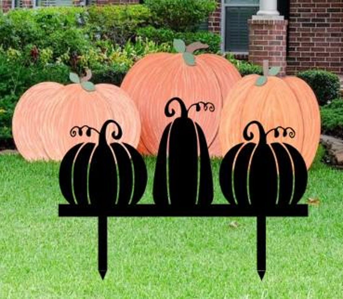 3 Pumpkins Shadow Caster .svg .dxf File Digital Download. Cnc Plasma - Etsy
