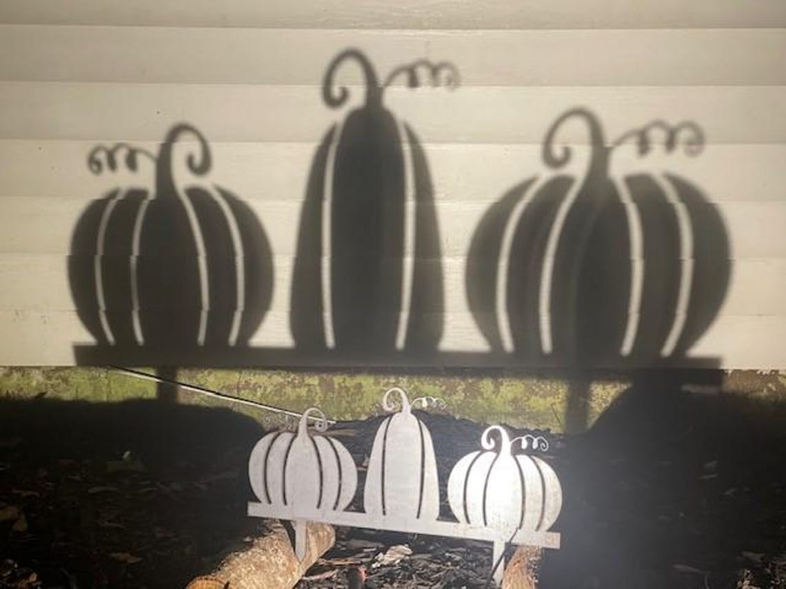3 Pumpkins Shadow Caster .svg .dxf File Digital Download. Cnc Plasma - Etsy