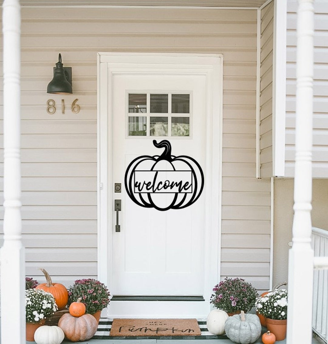 Welcome Pumpkin .svg .dxf File Digital Download. Cnc Plasma - Etsy