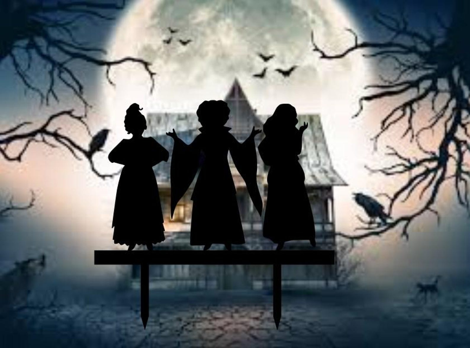 3 Witches Shadow Caster .svg .dxf File Digital Download. Cnc Plasma - Etsy