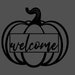 Welcome Pumpkin .svg .dxf File Digital Download. Cnc Plasma - Etsy