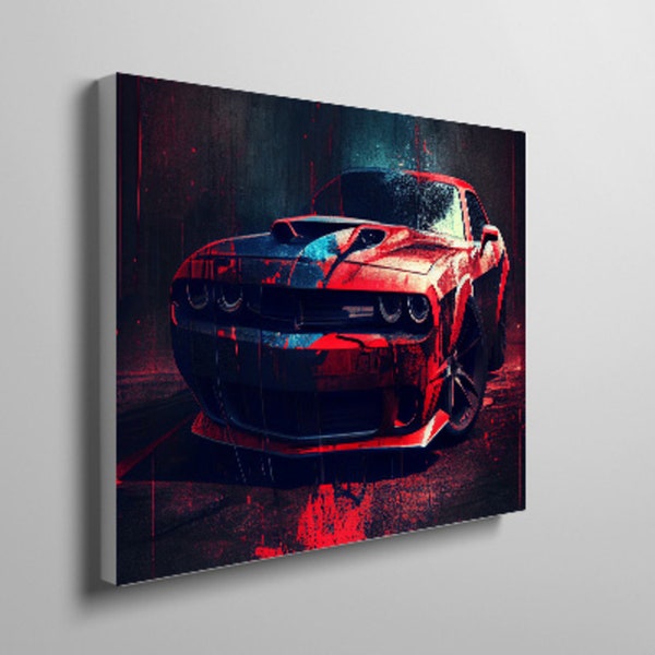 Dodge Challenger Demon Poster - Etsy