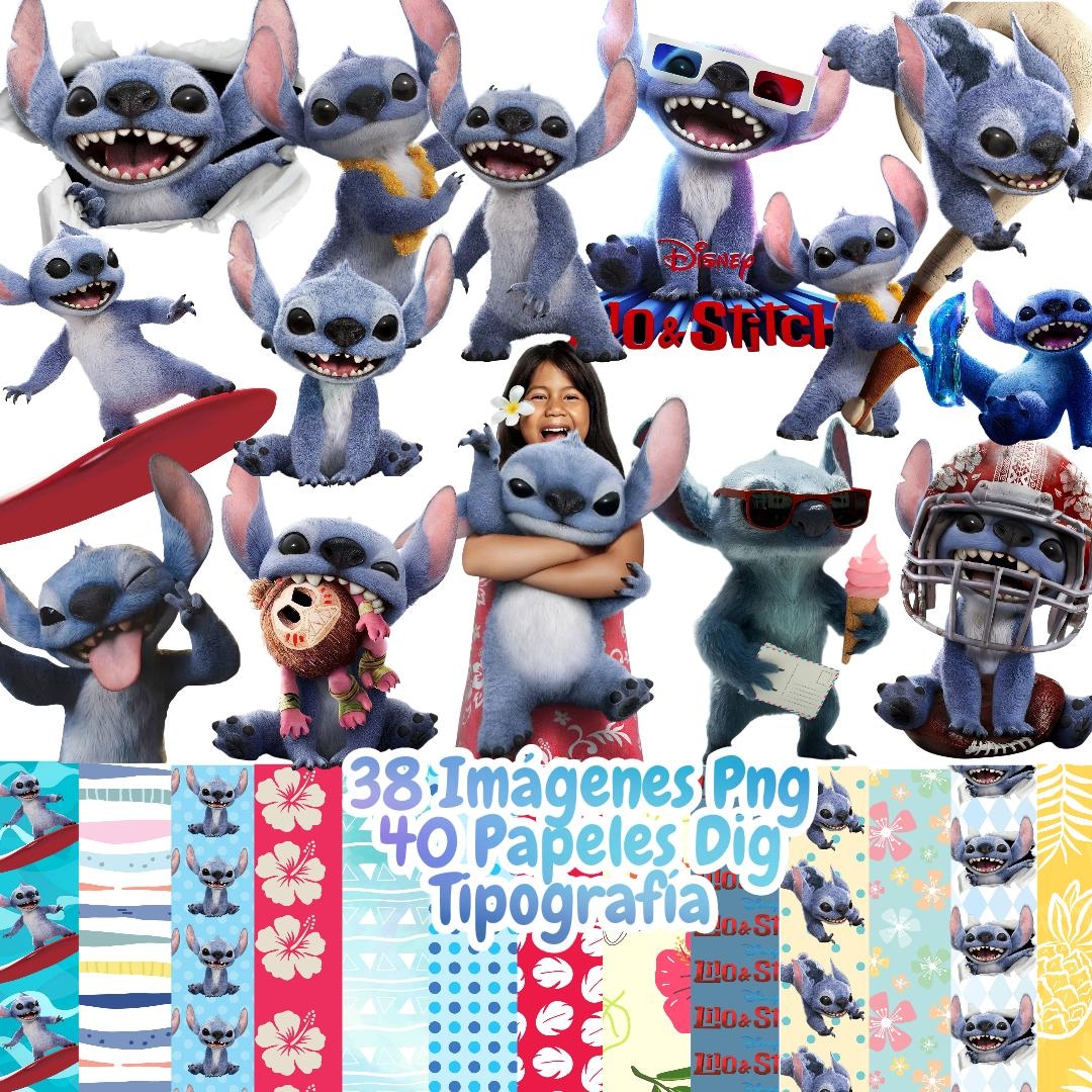 Lilo and Stitch Movie Png Images Kit Cliparts Transparent Background ...