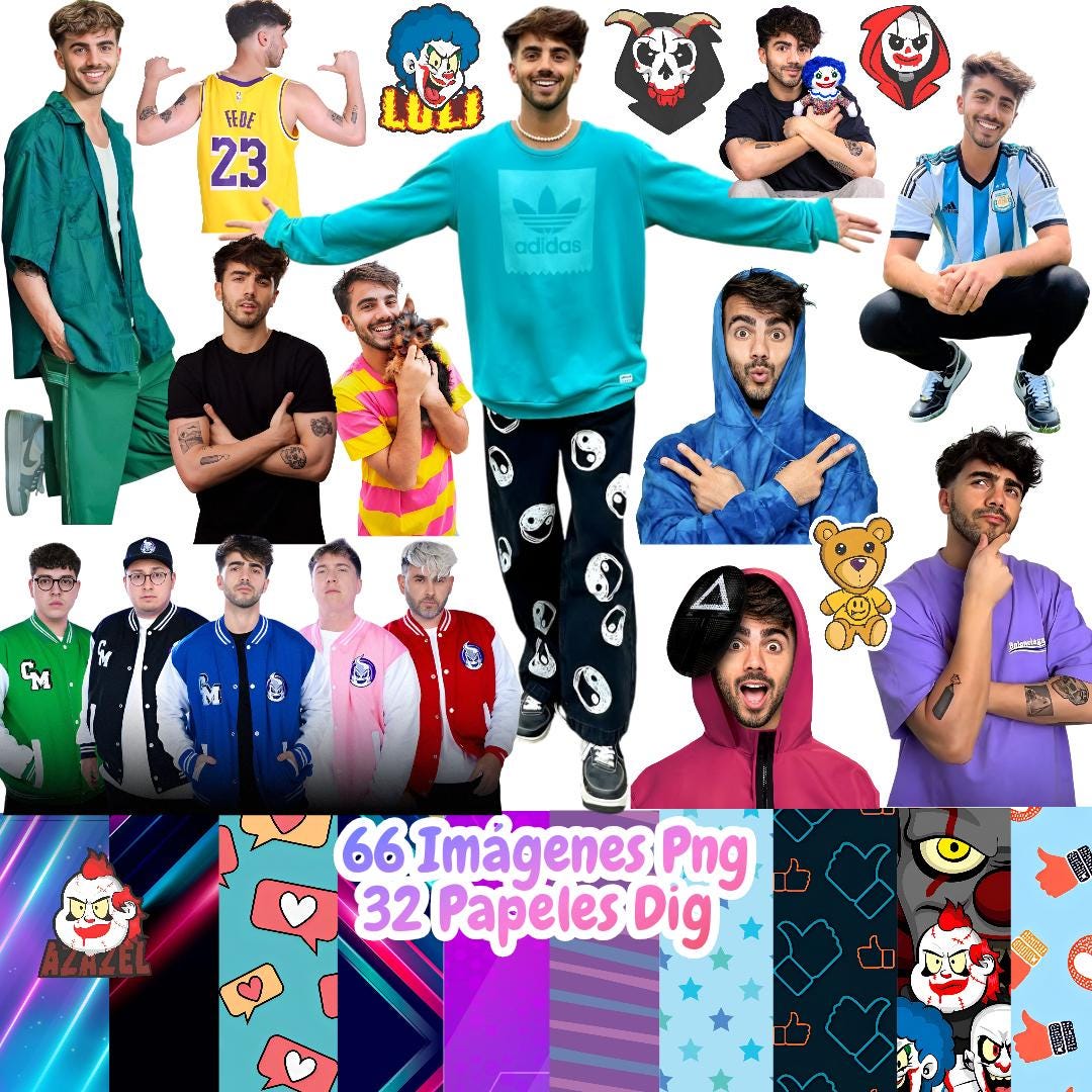 Kit Imagenes Png Fede Vigevani Cliparts fondo transparente imágenes ...