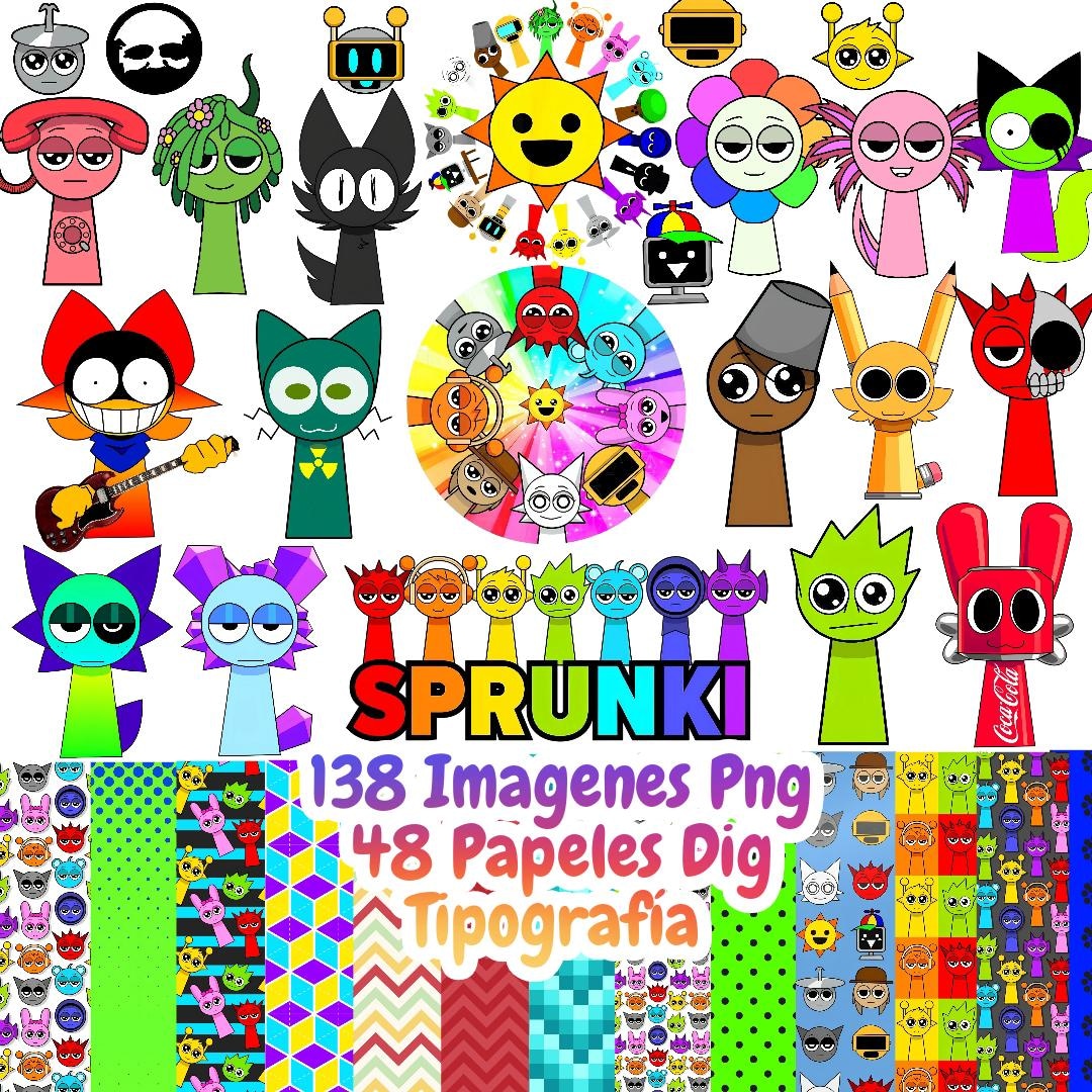 Sprunki Png Images Kit Cliparts Transparent Background Clip Art Plus ...