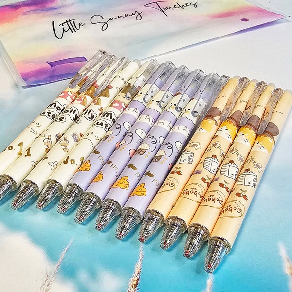 Animal Erasable Pens - Etsy UK