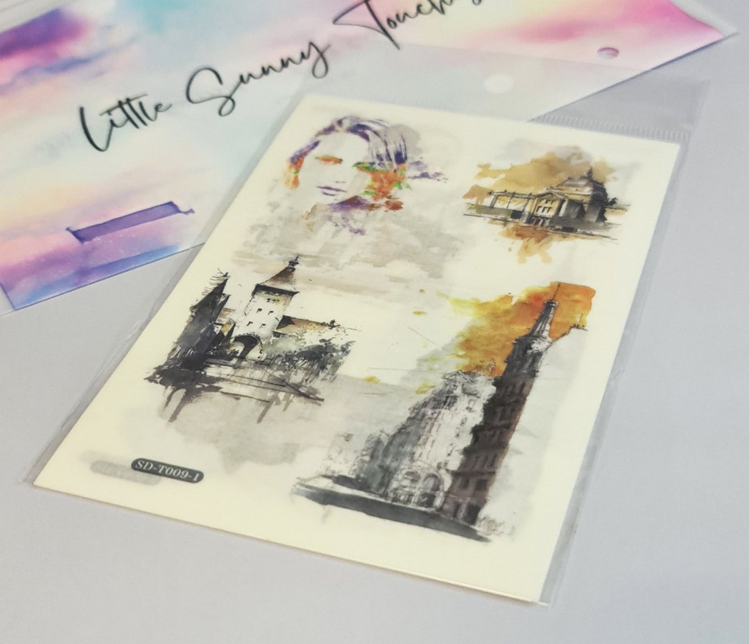 Famous Places and Faces Matt Vinyl Sticker Set 6 Pages Over 50 Stickers ...