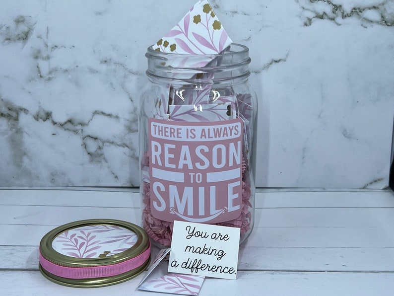 Gentle Notes Jar of Positivity 31 Positive Quotes Self - Etsy