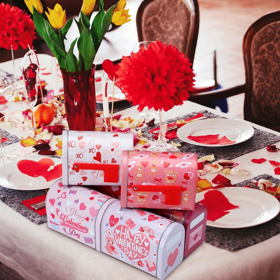 Personalized Valentine's Day Treat Mailbox Valentine Gift Box Valentine ...