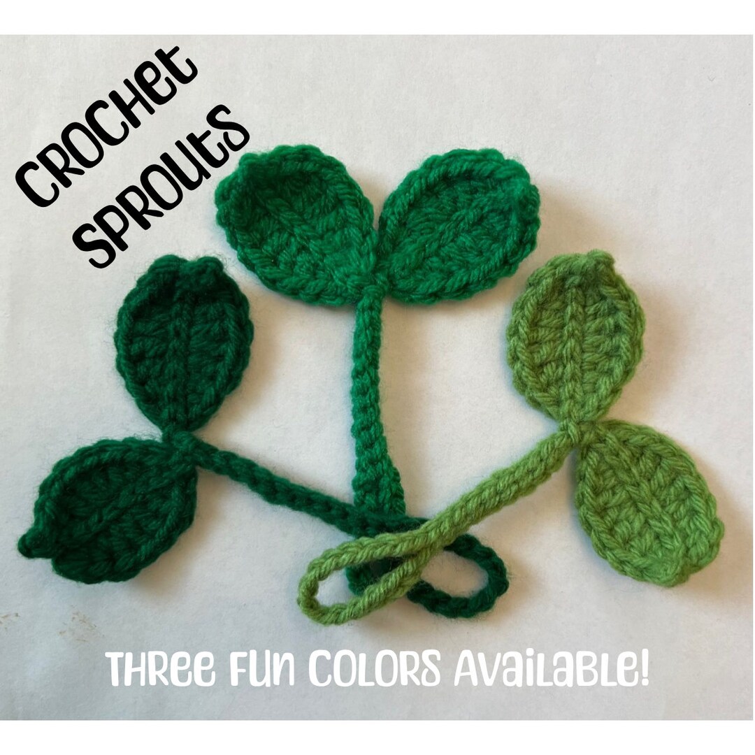 Crochet Sprout Leaf: Headphone Accessory, Cable Tie - Etsy UK