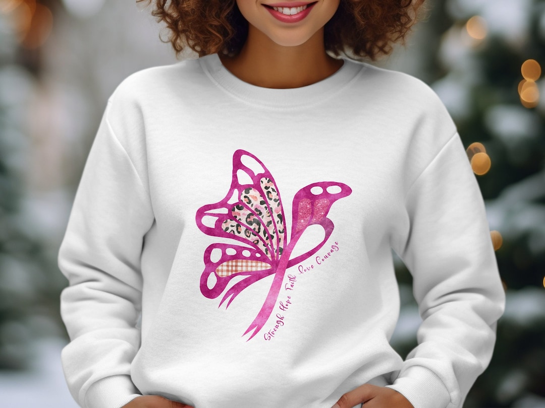 Butterfly | Breast Cancer Awareness Themed Graphic Clipart | Svg Png ...