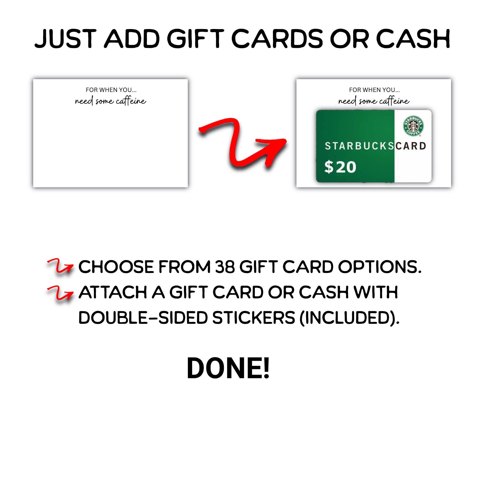 Custom Christmas Gift Card Waterfall Booklet | Holiday Keepsake | Holds ...