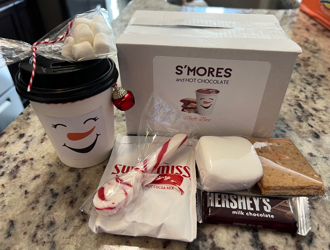 S'mores and Hot Chocolate Mini Kit Gift Box With Notecard | Holiday ...