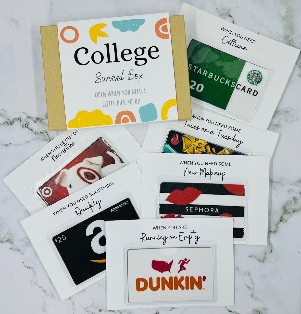 Personalized College Gift Card Book: Custom Keepsake Gift Box - Etsy