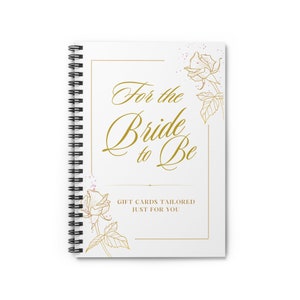 Printed Custom Bride Gift Card Book | Gift Card Holder | Bridal Shower ...