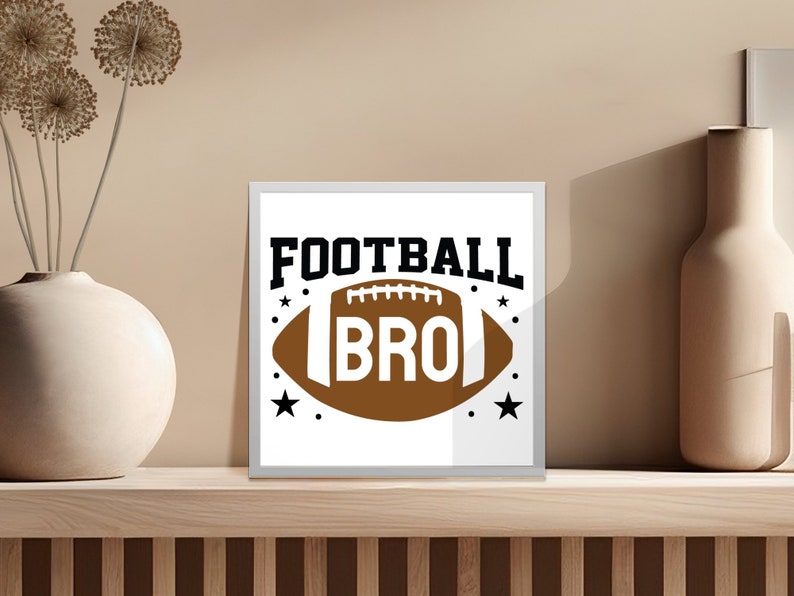 Football Bro Football Theme Clipart Svg Png Dxf Jpg - Etsy
