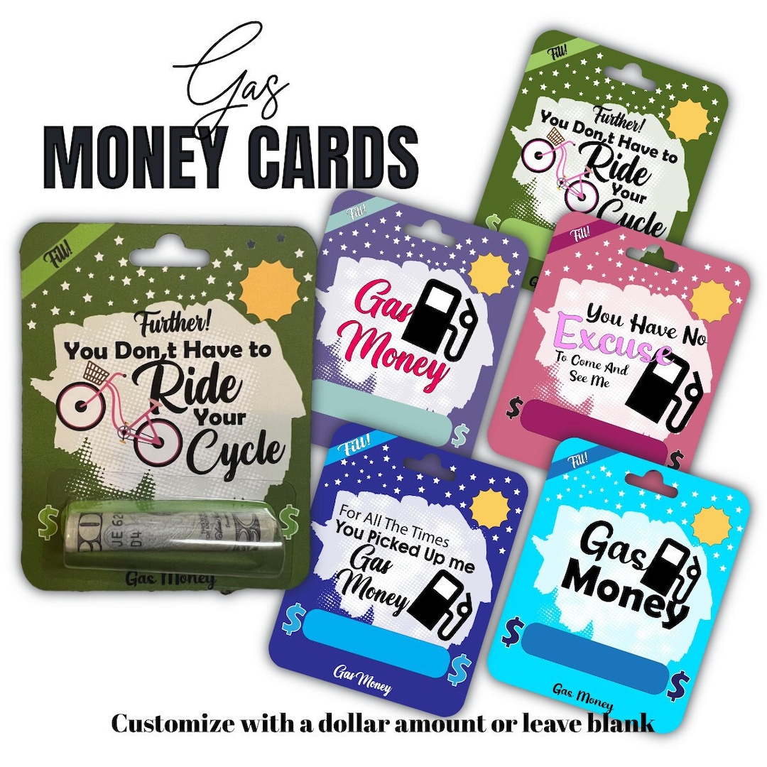 Gas Money Card Holder | Gas Gift Card | Gas Money Gift Card | Cash ...