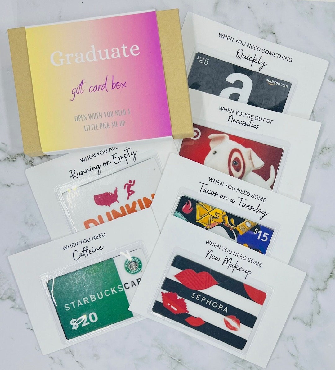 Custom Graduation Gift Card Box | Keepsake - Etsy