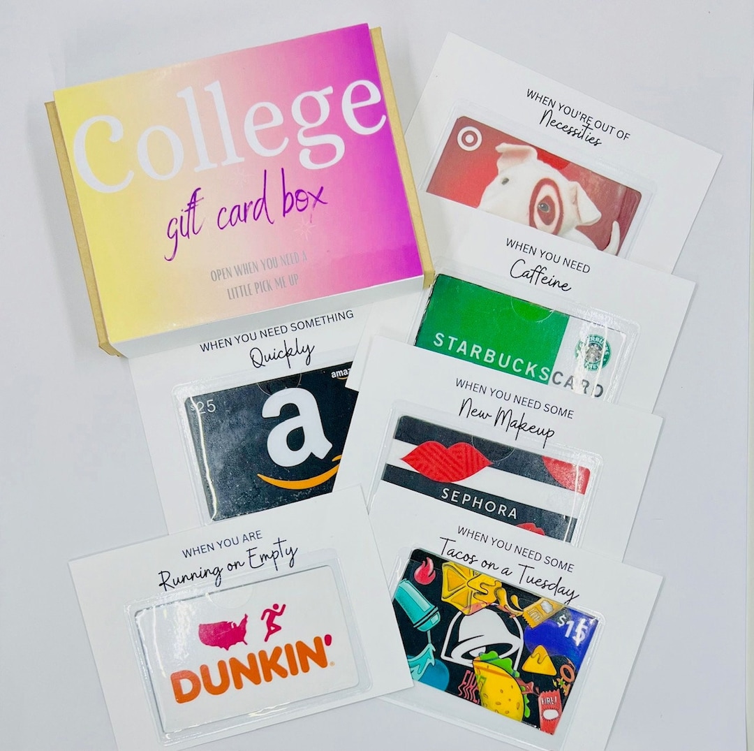 Custom College Gift Card Box | Graduation Gift for Student - Etsy