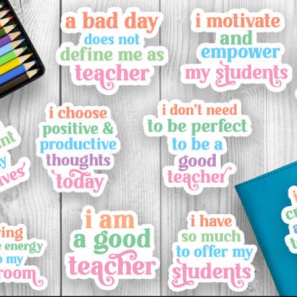 Teacher Affirmations - Etsy