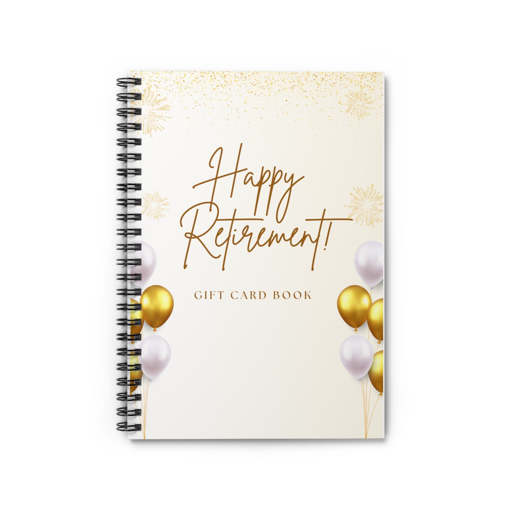 Custom Retirement Gift Card Book | Personalized Retirement Gift - Etsy