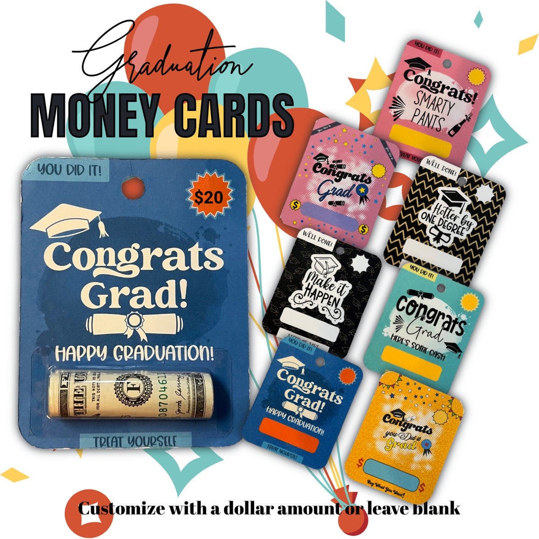 Graduation Money Card Holder | Grad Gift Card | Graduation Gift Tag ...