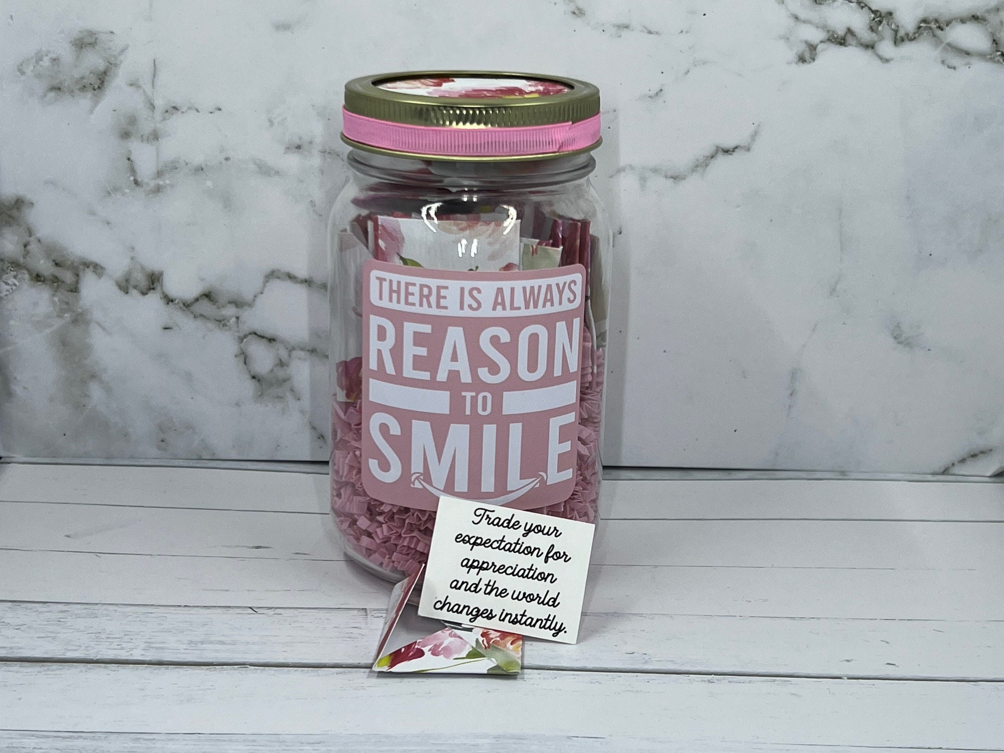 Gentle Notes Jar of Positivity 31 Positive Quotes Self - Etsy