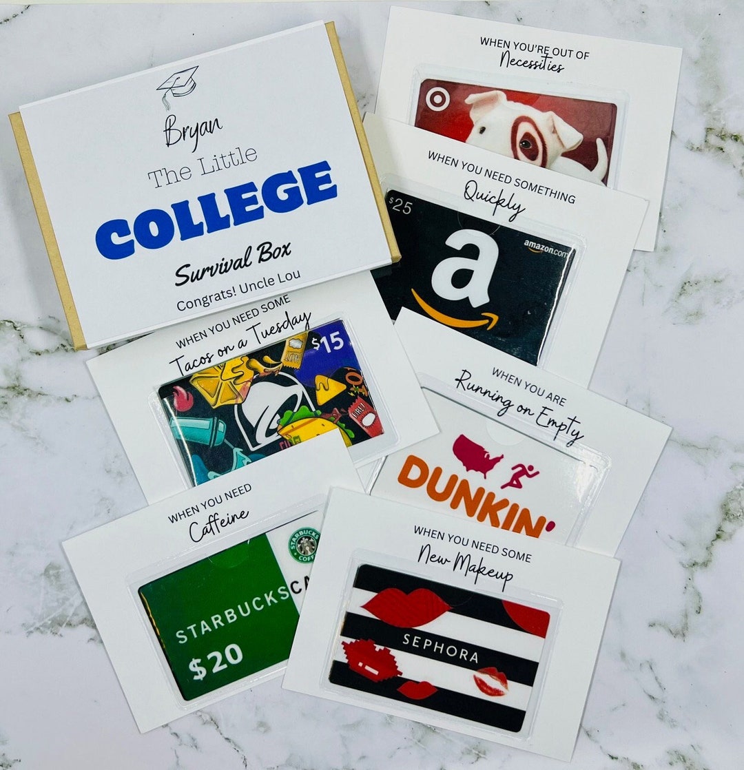 College Gift Card Book | Custom Gift Card Box | Gift Card Holder ...