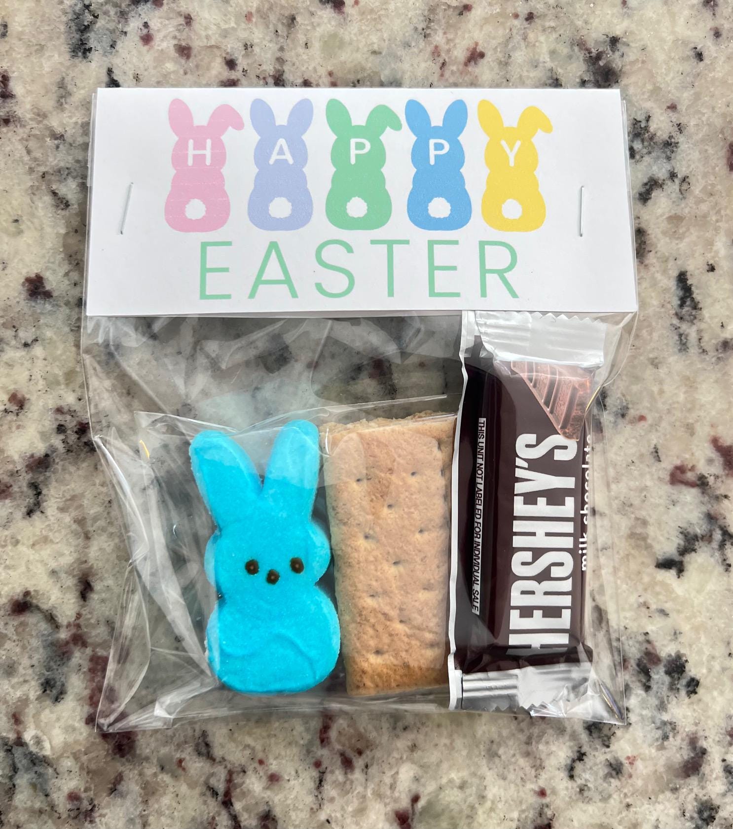 S'mores Easter Peeps Treat Bags, School Easter Party Favors, Easter ...