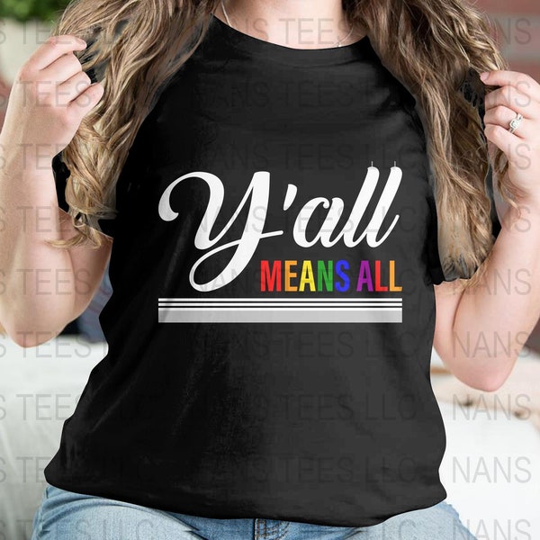 Yall Means All Svg - Etsy