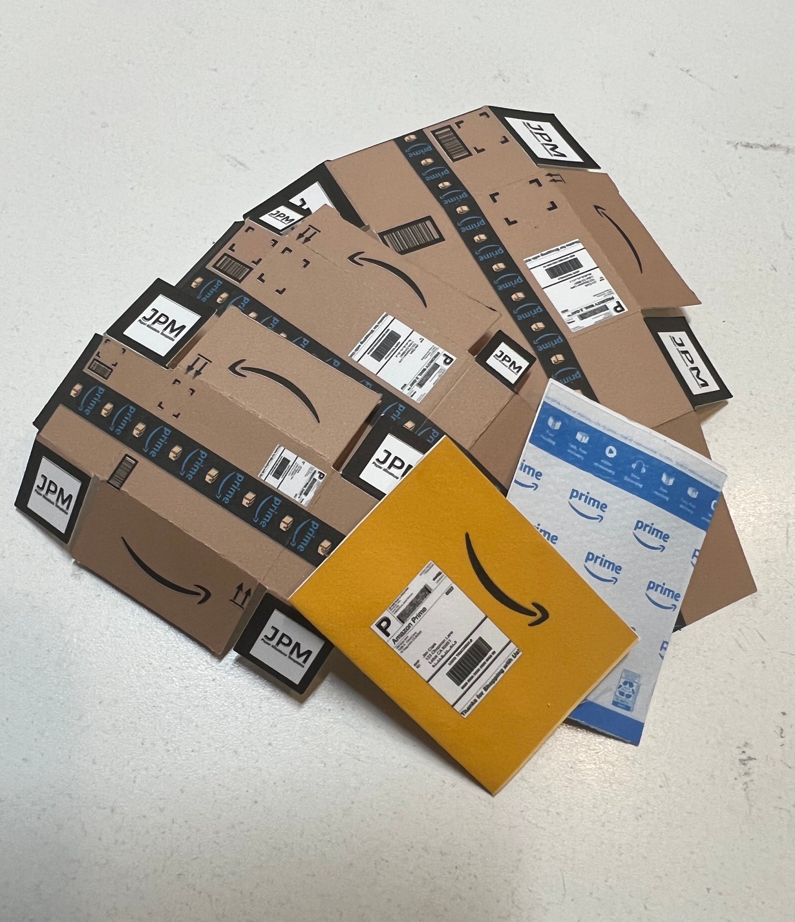 Dollhouse Miniature 5pc Amazon Shipping Packages Mailers, Envelopes ...