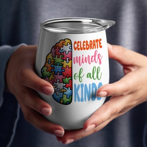 Celebrate Minds of All Kinds 2 Png Pdf Jpg Autism Awareness Graphic ...