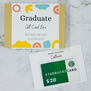 Custom Graduation Gift Card Book | Gift Card Box | High School Grad ...
