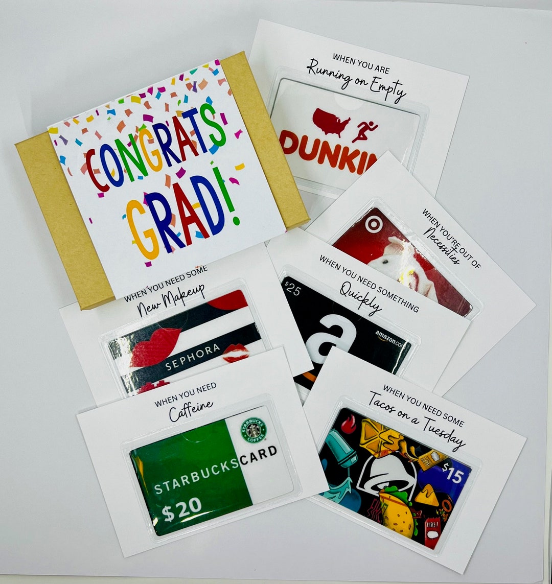 Custom Graduation Gift Card Book | Gift Card Box | High School Grad ...
