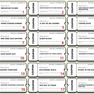 Personalized Holiday Coupon Book: Custom Vouchers, Perforated Pages - Etsy