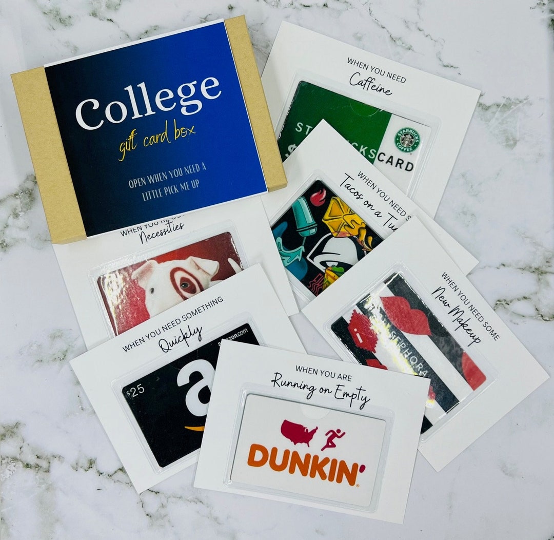 Custom College Gift Card Book | Gift Card Box | Gift Card Holder ...