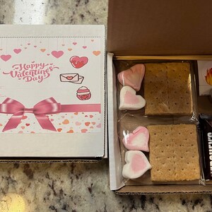 S'mores Valentine's Day Mini Kit Gift Box With Notecard, Valentines ...