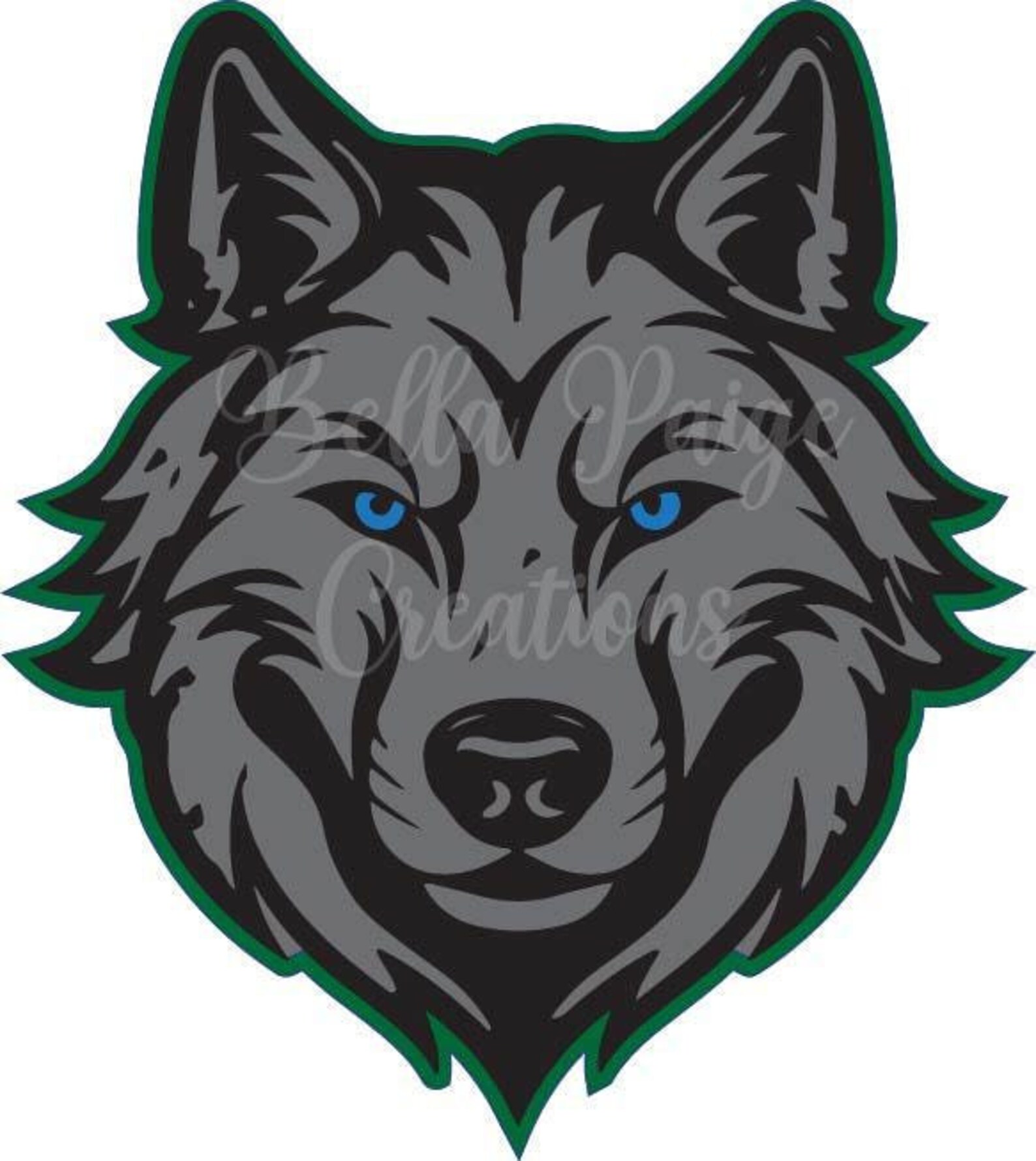 Wolf Face Logo Svg,png | Timberwolf Face Logo Svg,png | Wolf Head Logo ...