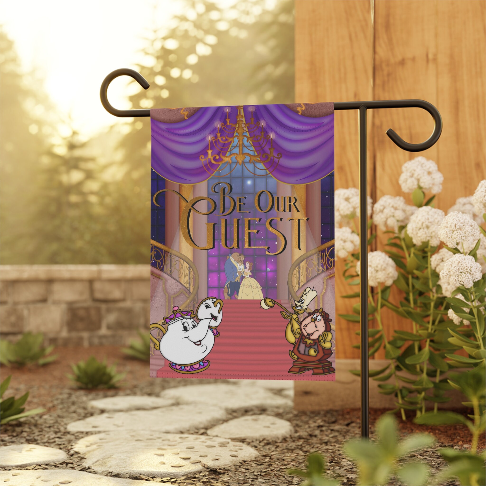 Disney Beauty and the Beast Home Banner, Unique Home and Garden Flag ...