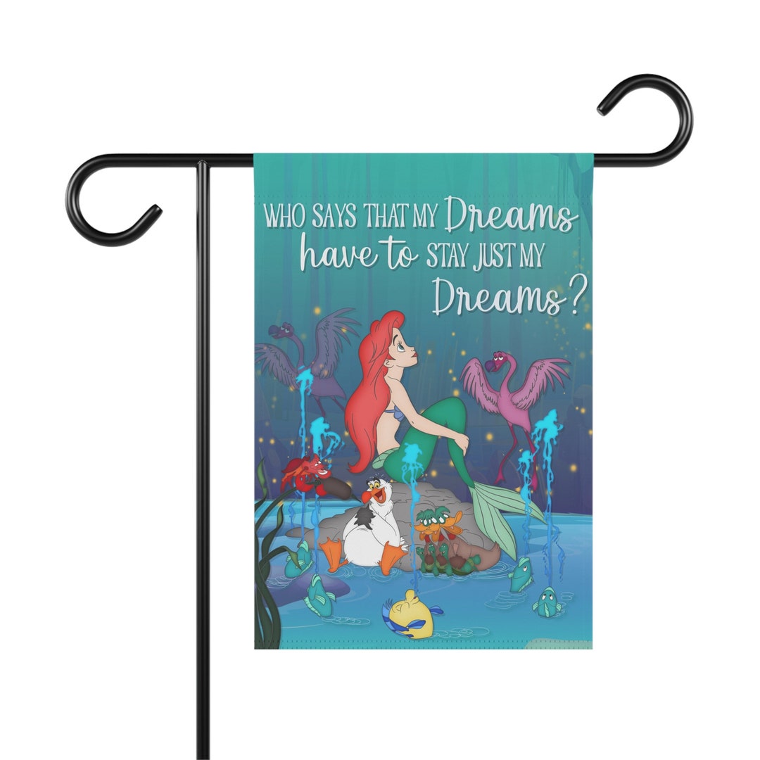Disney Little Mermaid Ariel Home Banner, Unique Home and Garden Flag ...