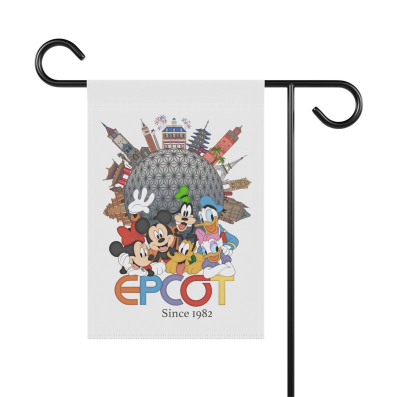 Disney's Epcot Theme Park Home Banner, Unique Home and Garden Flag ...