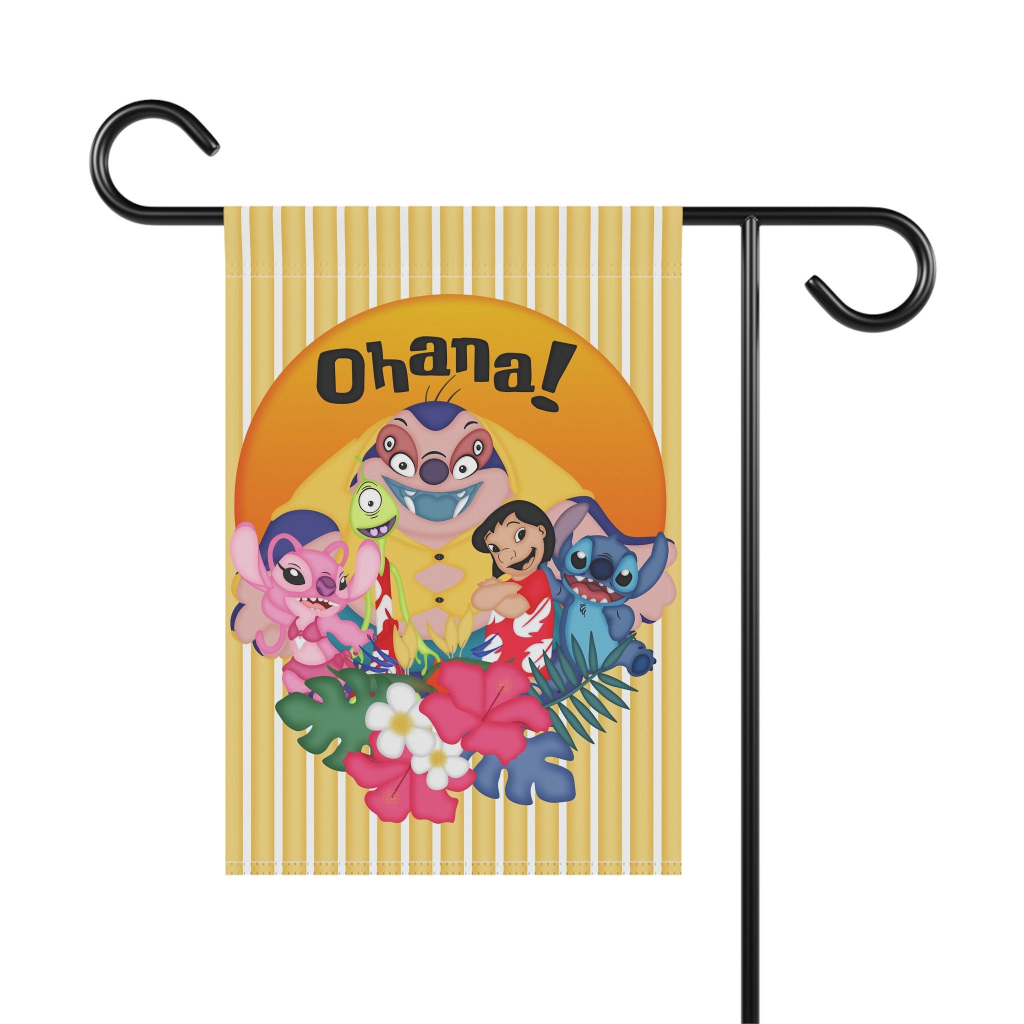 Disney's Lilo and Stitch Ohana Welcome Banner Disney Home - Etsy