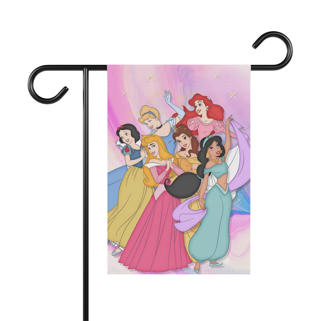 Disney Princesses Home Banner, Unique Home and Garden Flag, Princess ...