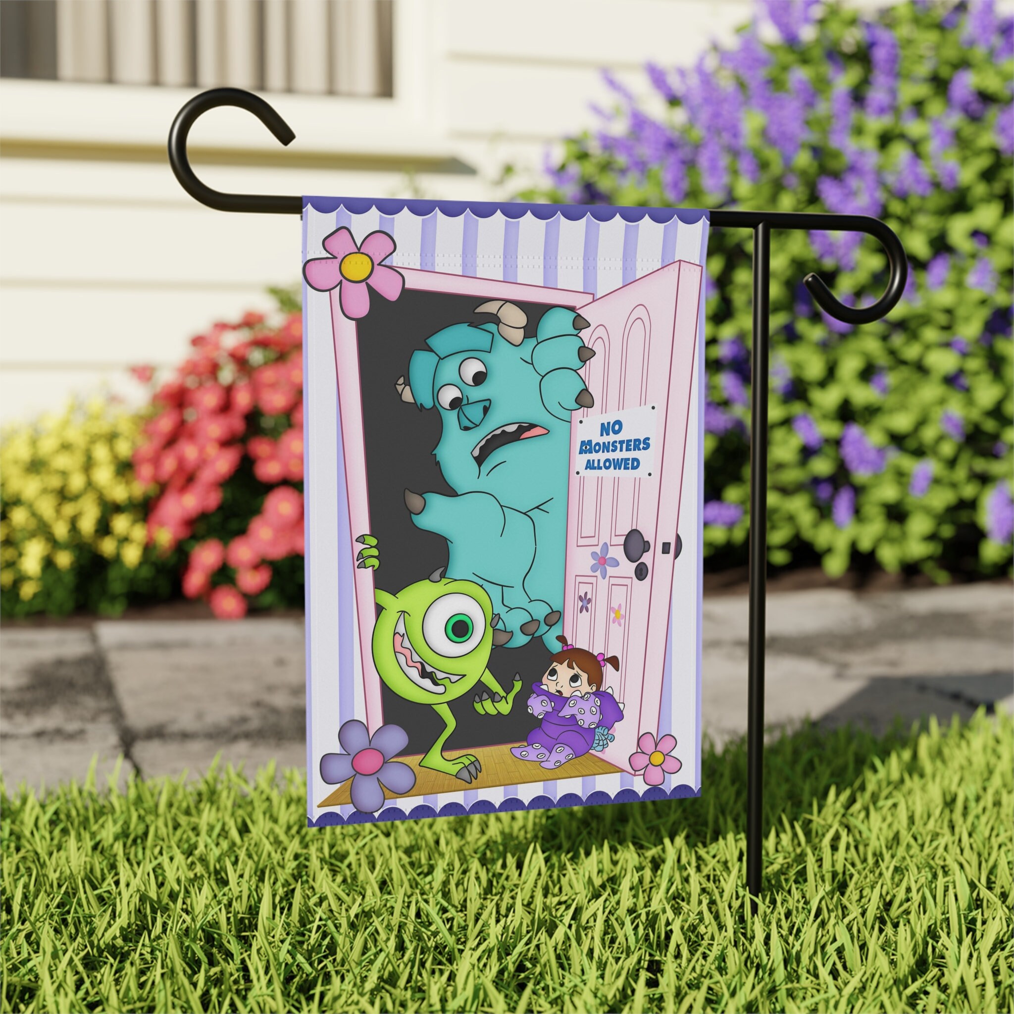 Disney Pixar Monsters Inc Home Banner, Unique Home and Garden Flag ...