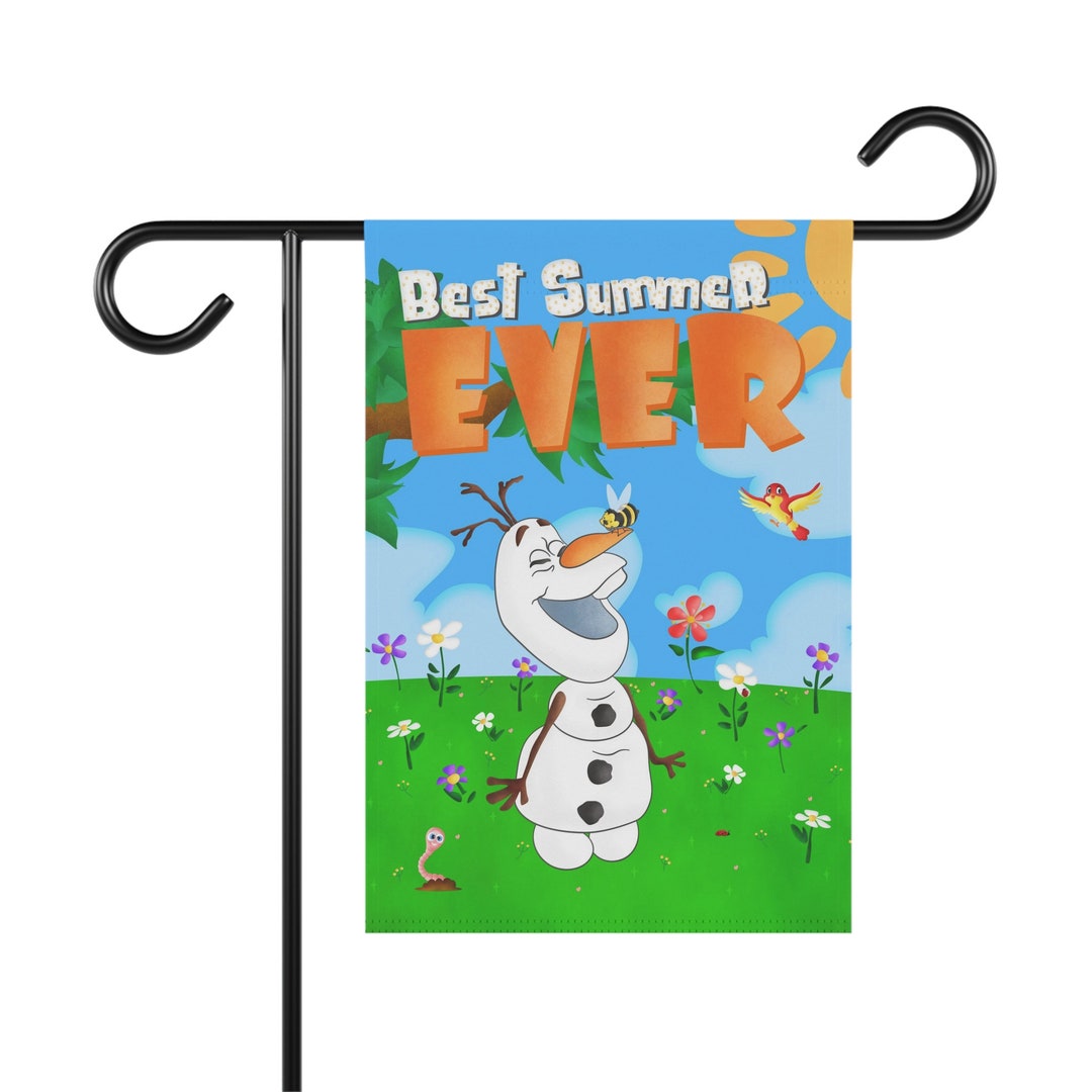 Disney's Olaf Best Summer Ever Garden Flag, in Summer Frozen Themed ...